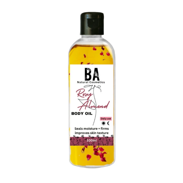 Rosy Almond Hydrating Body Oil 100ml | BA NATURAL COSMETICS